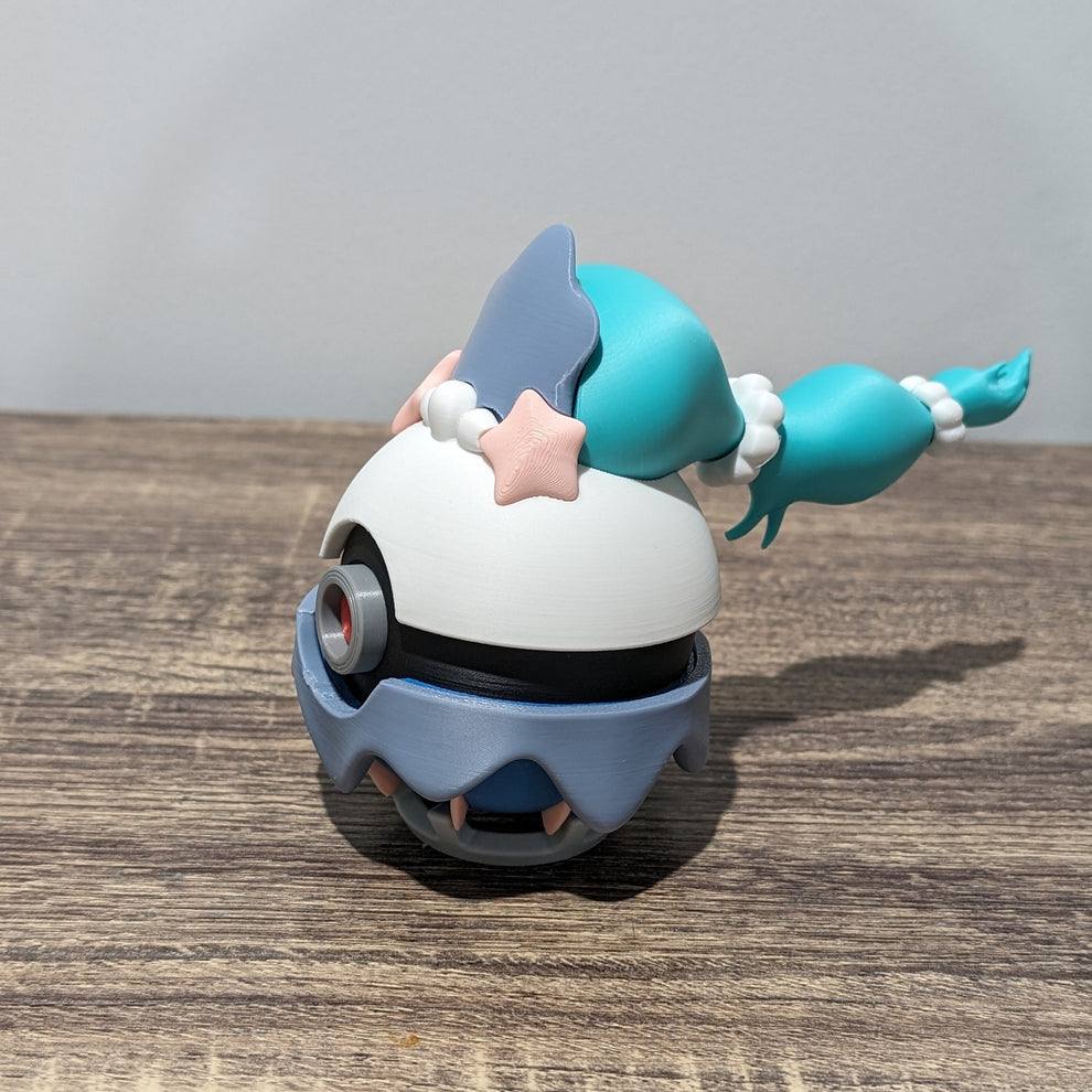 Primarina Poke Ball | 3D Printed Display Ball – 3DbyDee
