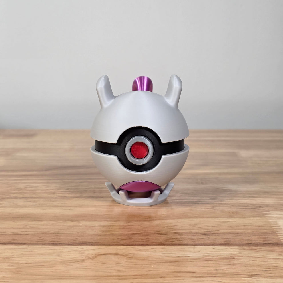 Mewtwo Poke Ball | 3D Printed Display Ball – 3DbyDee
