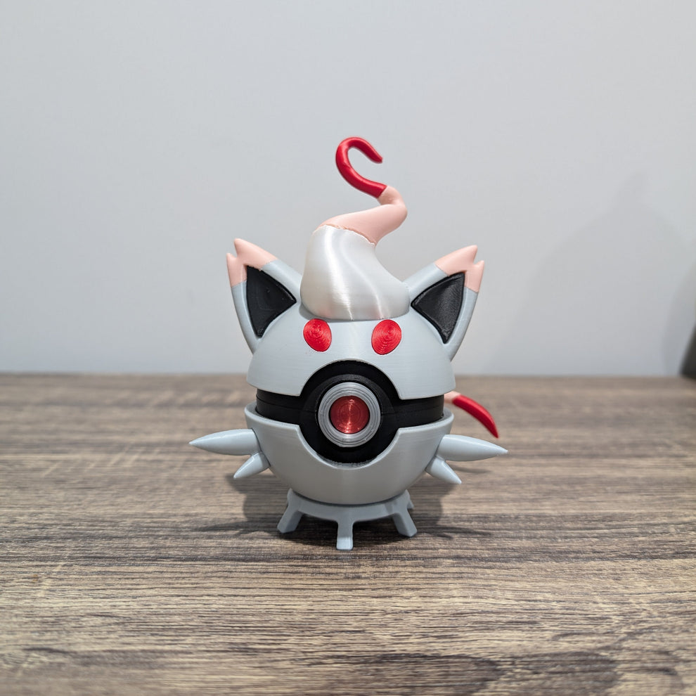 Zorua (Hisuian) Themed Pokeball – 3DbyDee