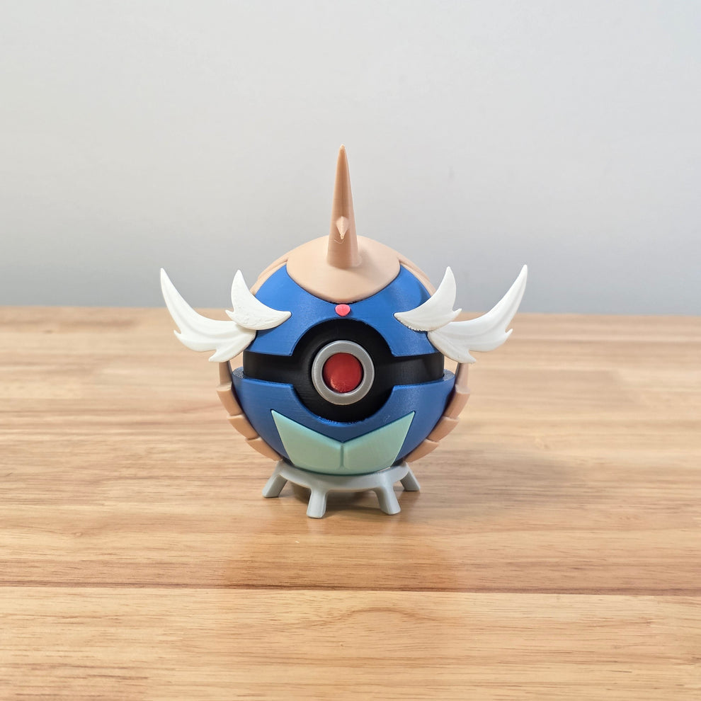 Samurott Poke Ball | 3D Printed Display Ball – 3DbyDee