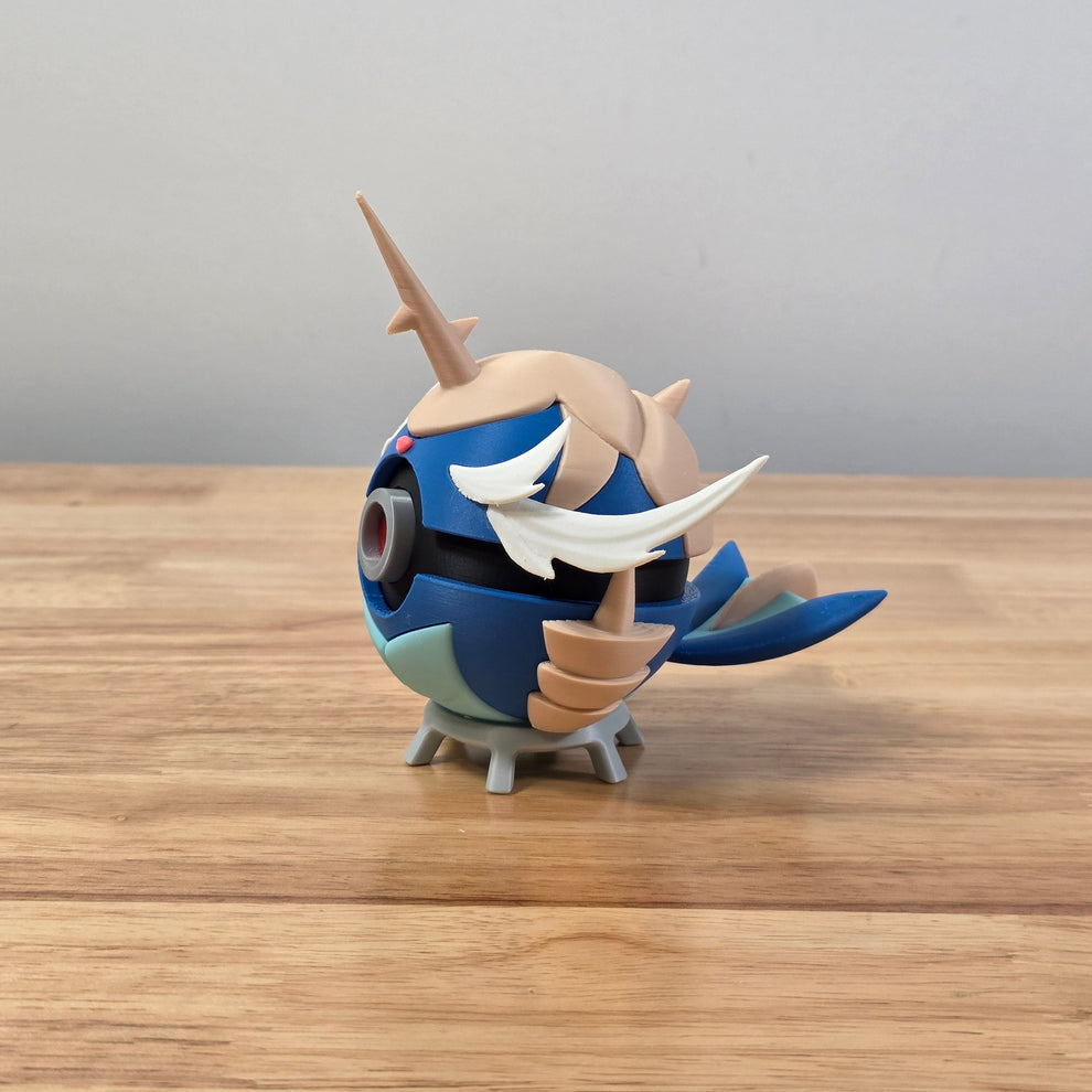 Samurott Poke Ball | 3D Printed Display Ball – 3DbyDee