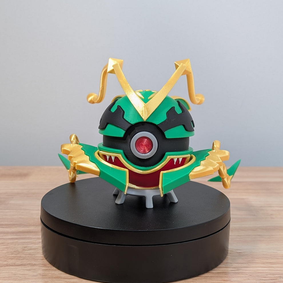 Rayquaza (Mega) Poke Ball | 3D Printed Display Ball – 3DbyDee
